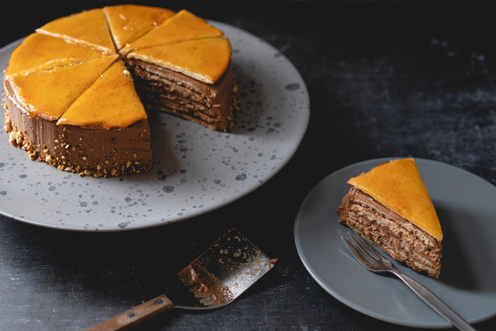 Dobos Torta: Hungarian Layer Cake | the Sunday Baker