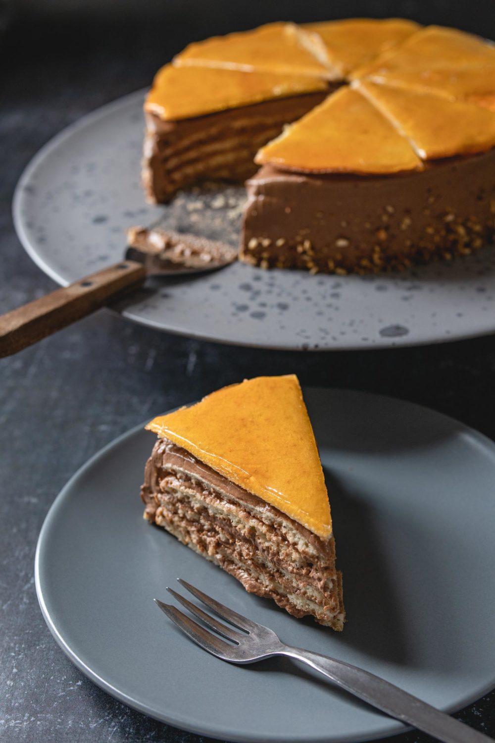 Dobos Torta: Hungarian Layer Cake | the Sunday Baker