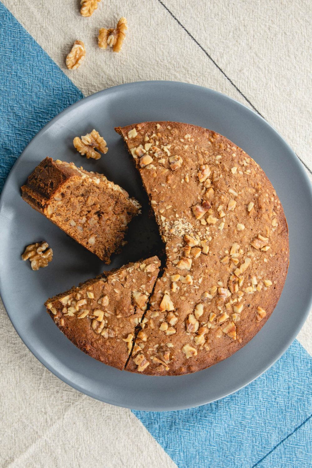 Rustic Coffee Walnut Cake | the Sunday Baker