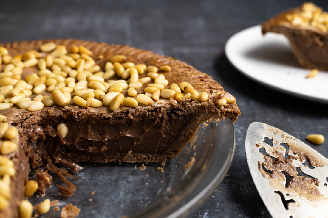 Chocolate Torta della Nonna | the Sunday Baker