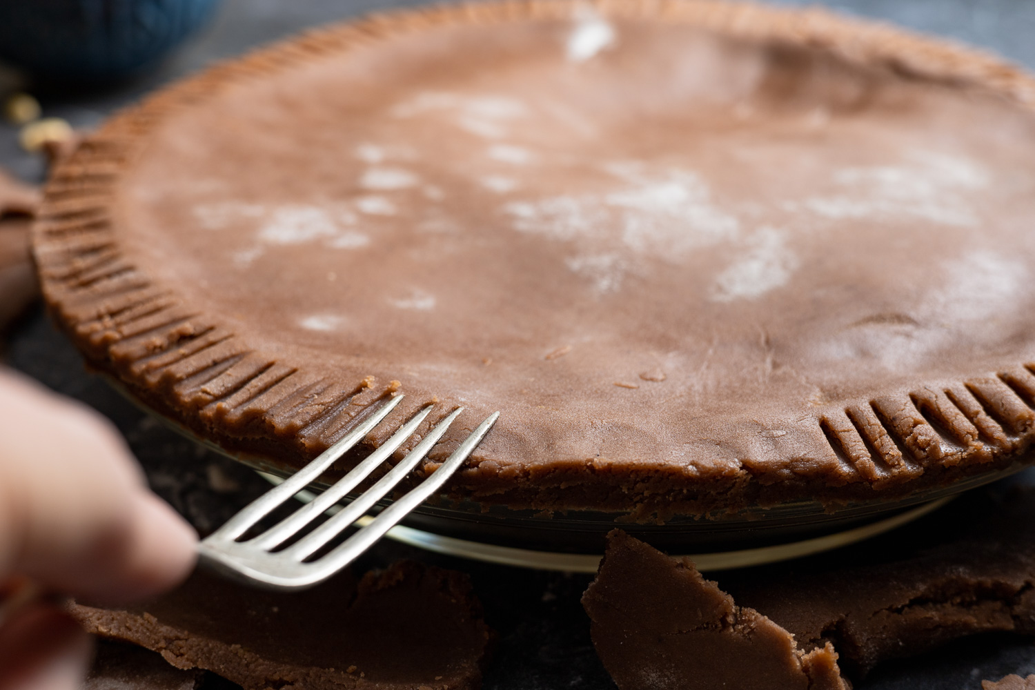 Chocolate Torta della Nonna | the Sunday Baker